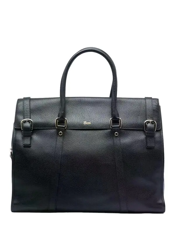 Gucci Calfskin Satchel - Black