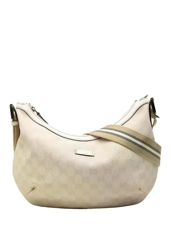 Gucci 2000-2015 Gg Canvas Web Crossbody Bag - Neutrals