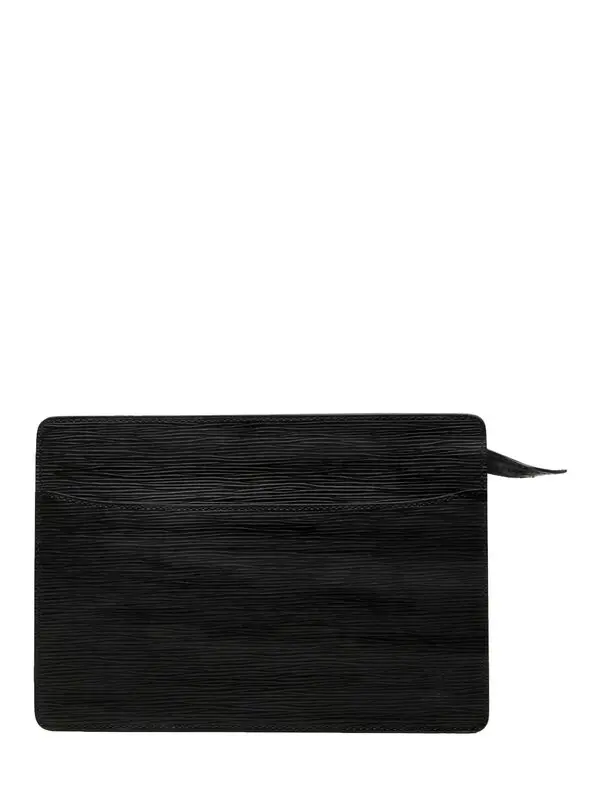 LOUIS VUITTON Epi Pochette Homme Clutch Bag - Black