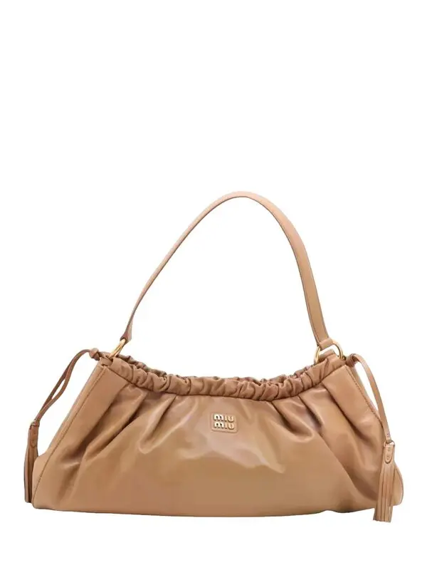 Miu Miu Leather Shoulder Bag - Brown