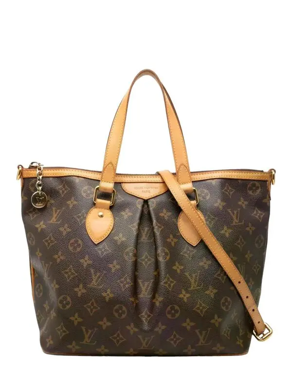 LOUIS VUITTON Monogram Palermo Pm Satchel - Brown