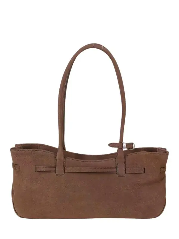 MARGESHERWOOD Grandma Buckle-detail East-west Bag - Brown