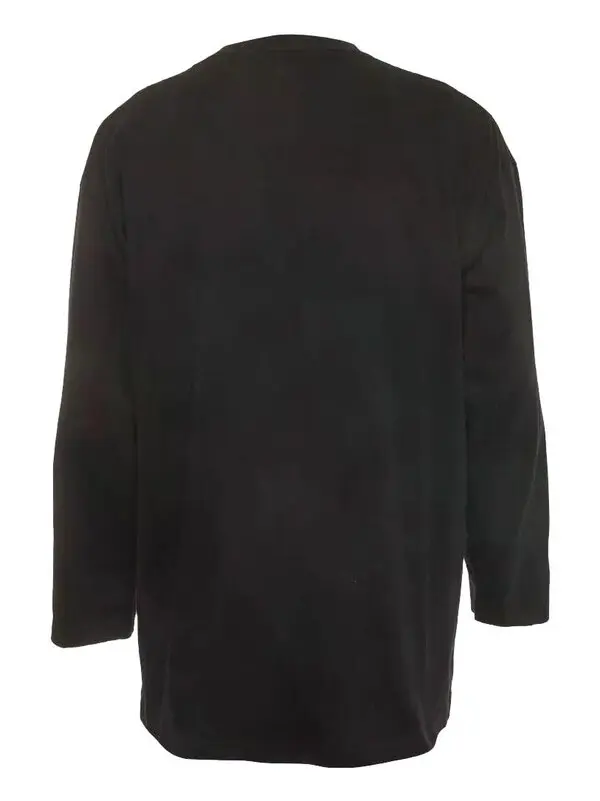 Balenciaga Printed Jersey T-shirt - Black