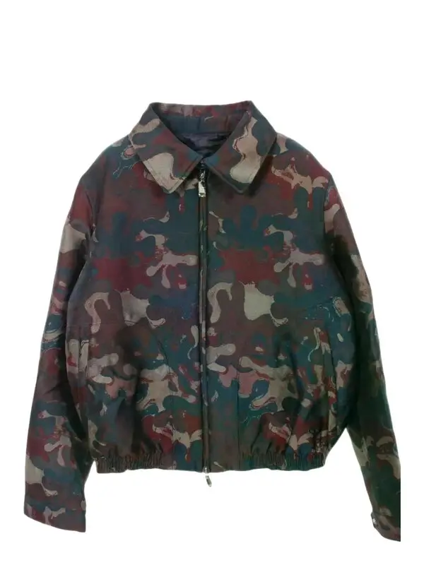 Dior X Peter Doig Floral Print Bomber Jacket - Red