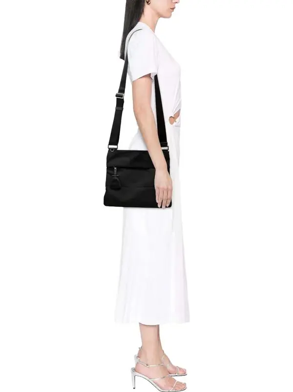 Prada 2013-2026 Tessuto Zip Top Crossbody Bag - Black