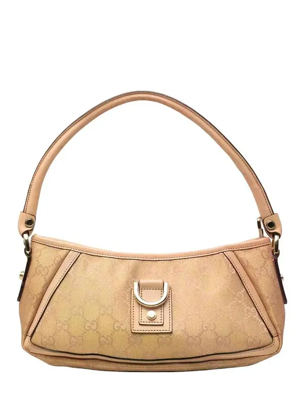 Gucci Abbey D Ring Pochette Handbag - Brown
