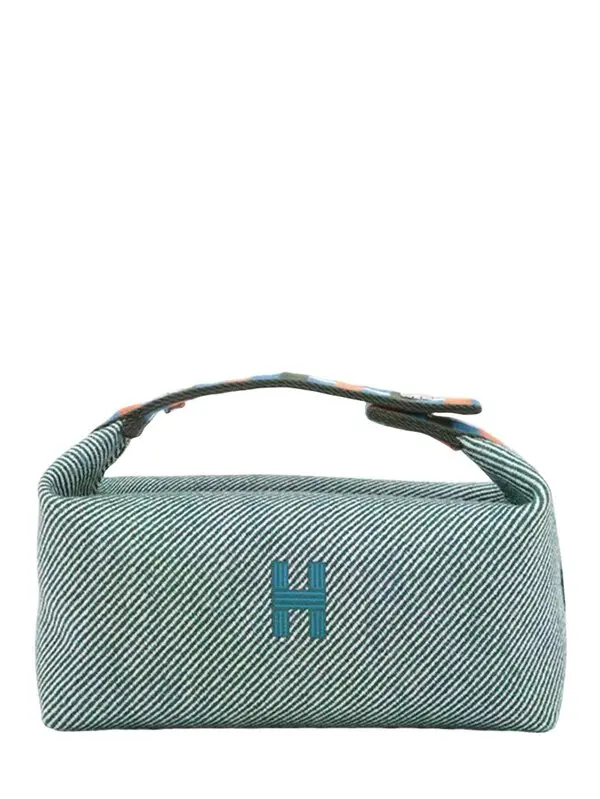 Hermès Small Wool Vanity Bag - Blue