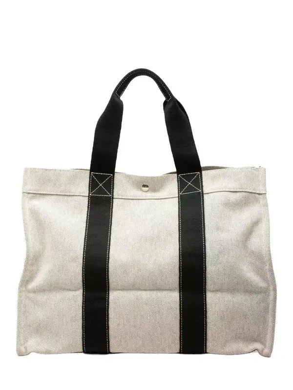 Hermès Toile Bora Bora Gm Tote Bag - Grey