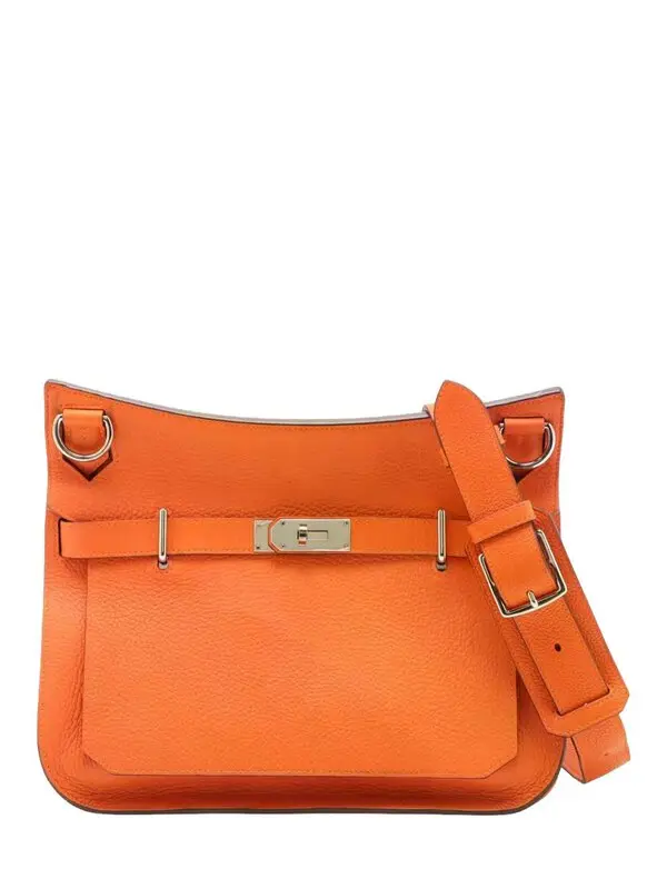 Hermès Clemence Jypsiere 34 Crossbody Bag - Orange