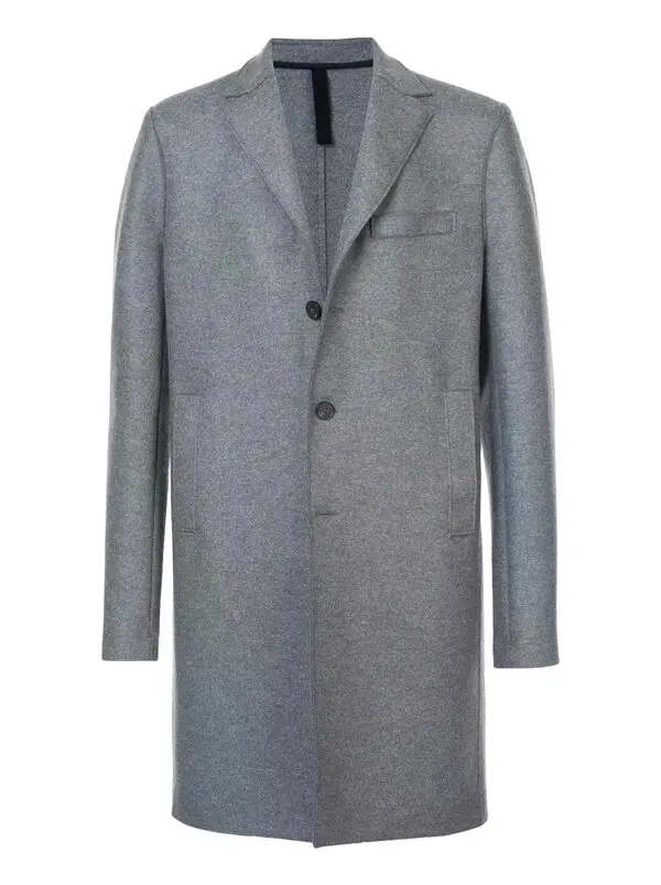 Harris Wharf London Single-breasted Coat - Grey
