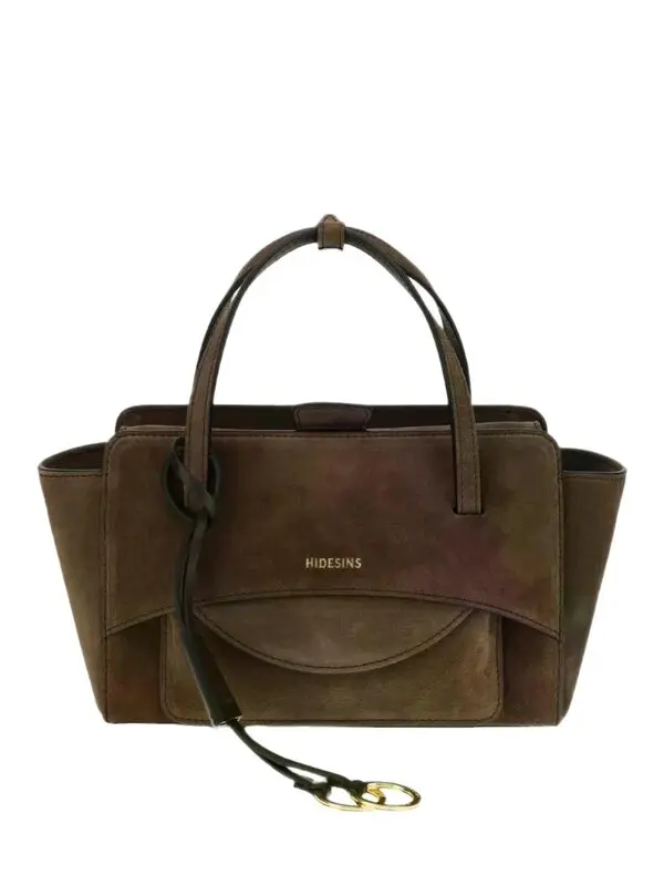 HIDESINS Small Flap Tote Bag - Brown