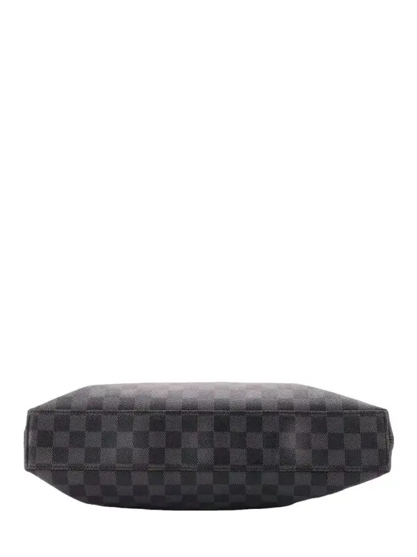 LOUIS VUITTON Porte-documents Jour Damier Graphite Business Bag - Black