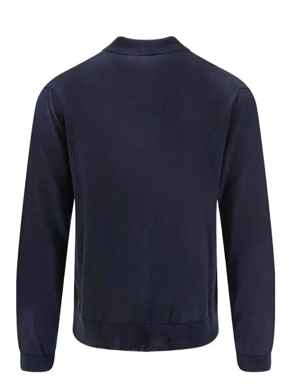 SEVEN GAUGE Button-fastening Long-sleeve Cardigan - Blue