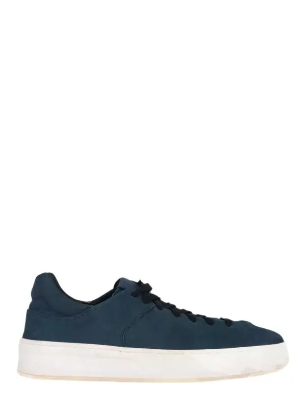 TOD'S Lace-up Nubuck Sneakers - Blue