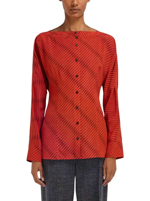 FERRAGAMO Silk Shirt - Red
