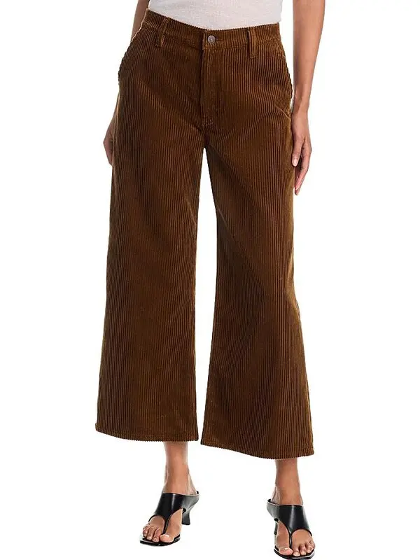 FRAME The Corduroy High Rise Swing Jeans - Hazelnut