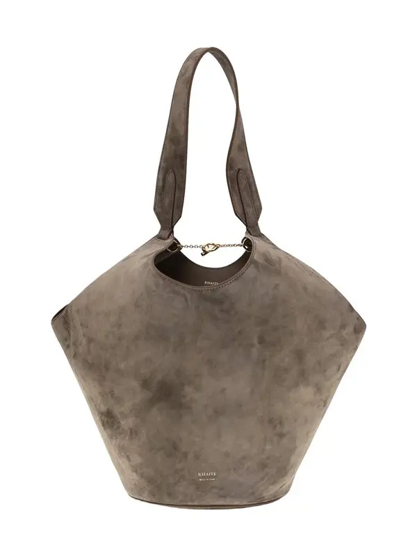 Khaite Lotus Small Shoulder Bag - Beige