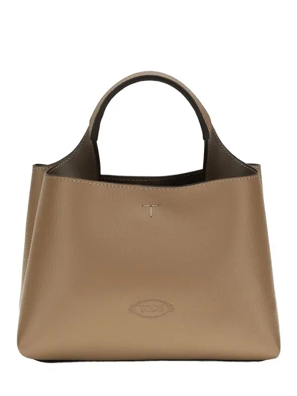 TOD'S Micro Leather Handbag - Beige
