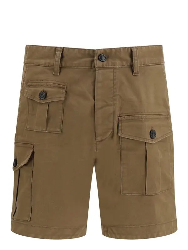 Dsquared2 Cargo Shorts - Brown