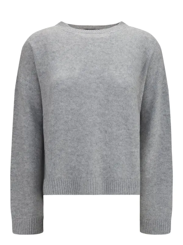 Fabiana Filippi Cashmere Mélange Crewneck Sweater - Grey