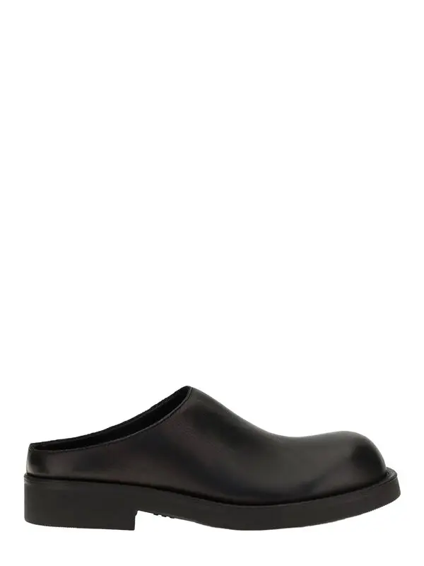 MAISON MARGIELA Biker Round Toe Mules - Black