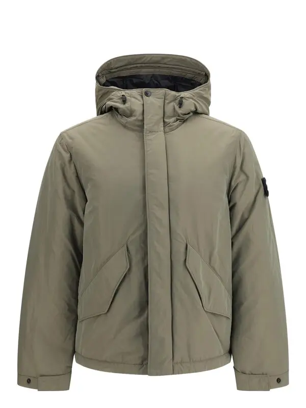 Stone Island Padded Micro Twi Jacket Mae - Khaki