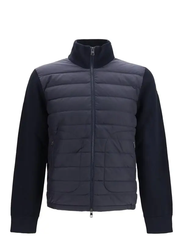 Moncler Padded Zip-up Cardigan - Blue