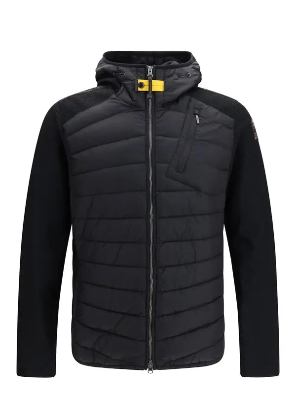 PARAJUMPERS Hybrid Jacket With Hood - Black