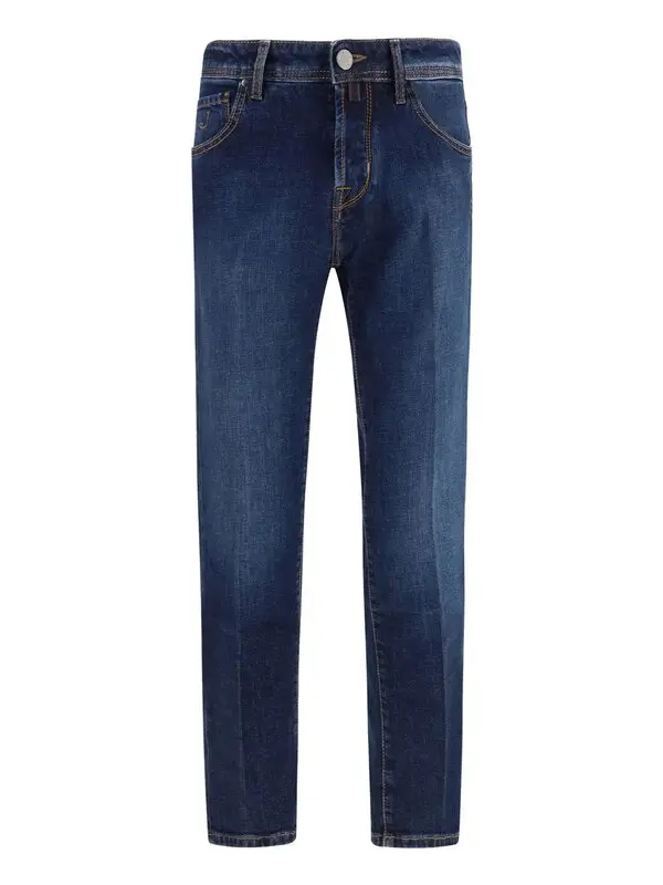 Jacob Cohen Scott Jeans In Stretch Denim - Blue