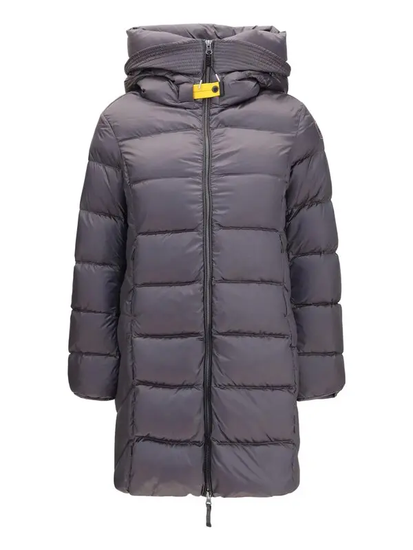 PARAJUMPERS Quilted Nylon Hooded Puffer Jacket - Grey