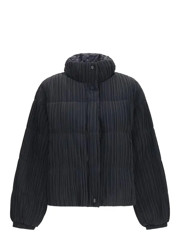 GONGDID DESIGN Reversible High-neck Puffer Jacket - Black