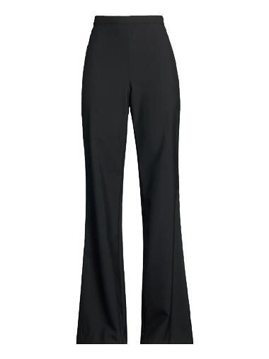 Sandro Wool & Polyester Flared Pants - Black