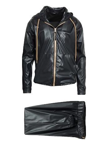 TAKESHY KUROSAWA Tracksuit Size Polyurethane, Polyester - Black