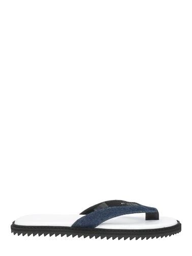 KRIS VAN ASSCHE Textile Thong Sandals - Blue