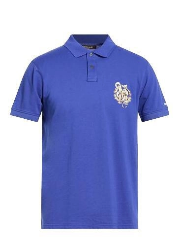 Roberto Cavalli Polo Shirt Size Cotton - Blue