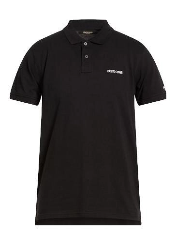 Roberto Cavalli Polo Shirt Size Cotton - Black