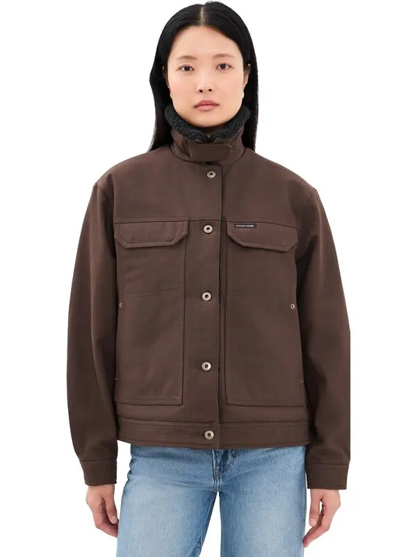 Canada Goose Ash Heavyweight Canvas Chore Jacket - Terra/black