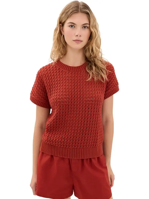 Varley Denny Knit Top - Bossa Nova
