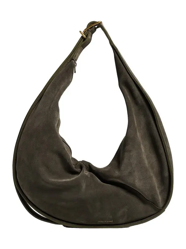 Janessa Leoné Suede Shoulder Bag - Stone