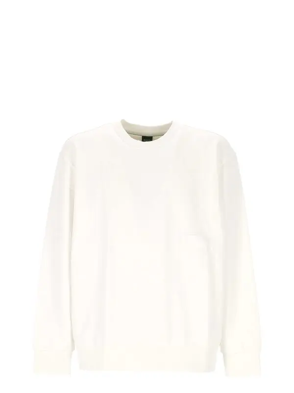 Hugo Boss Long Sleeve Crewneck Sweatshirt - White