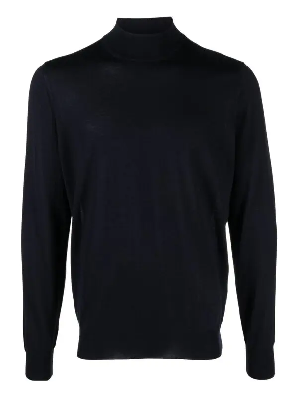 DRUMOHR High Neck Knitwear - Midnight Blue