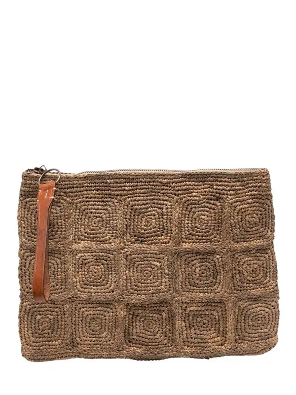 IBELIV Tanala Crochet Wristlet Bag - Brown