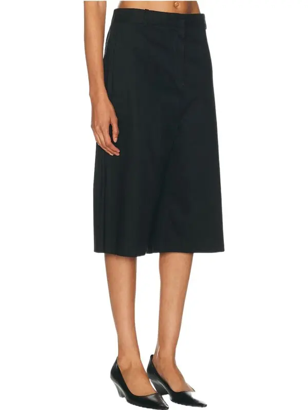 THE ROW Belt Loop Shorts - Black