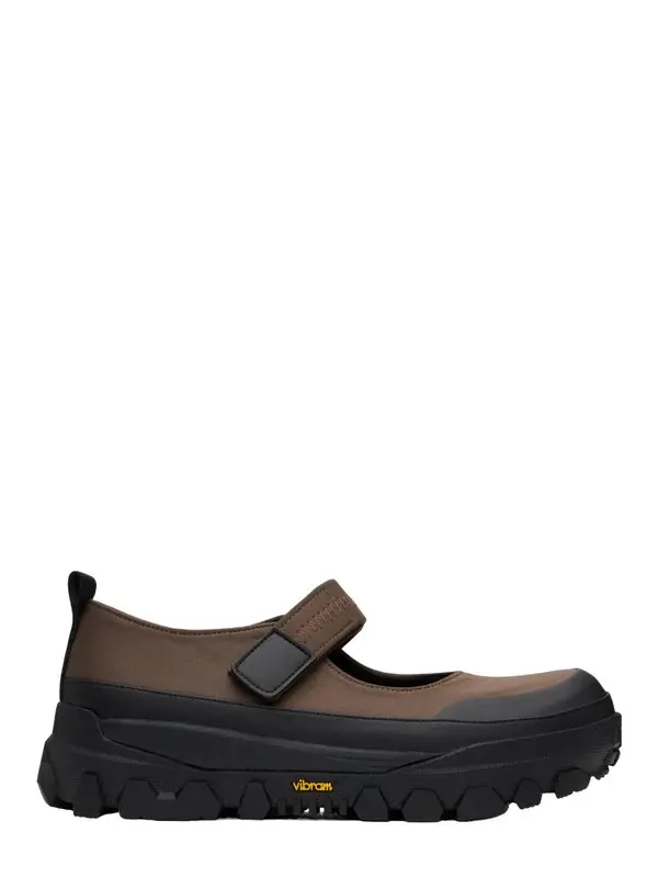 AMOMENTO Vibram Mary Jane Loafers - Brown