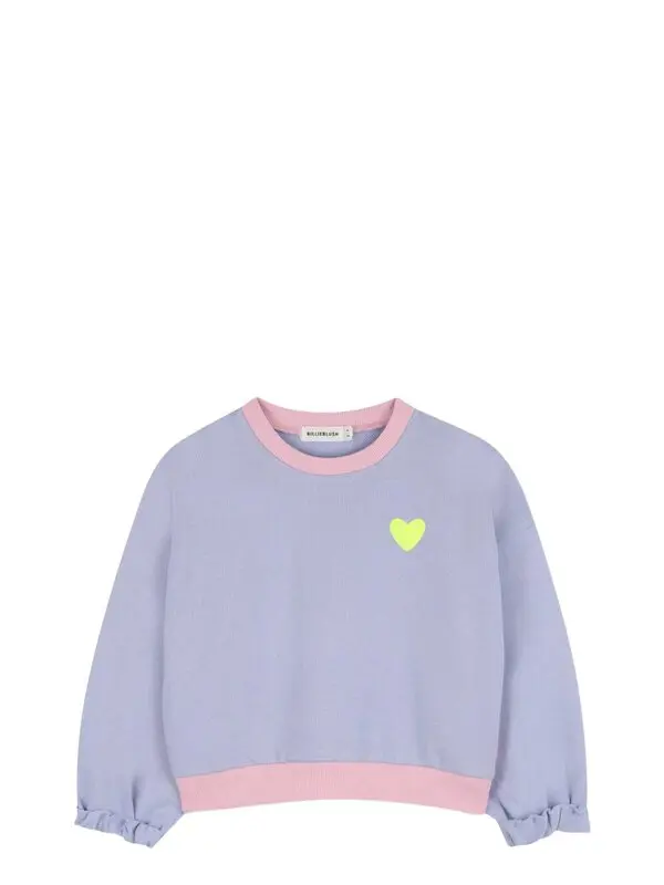 BILLIEBLUSH Long-sleeved Sweatshirt With Heart Detail - Gray