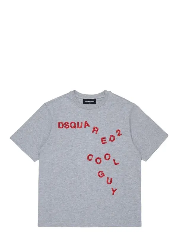 Dsquared2 Embroidered Logo T-shirt - Grey