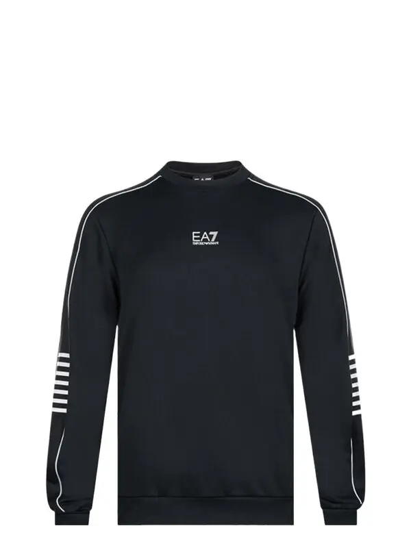 EA7 Logo Hoodie - Black