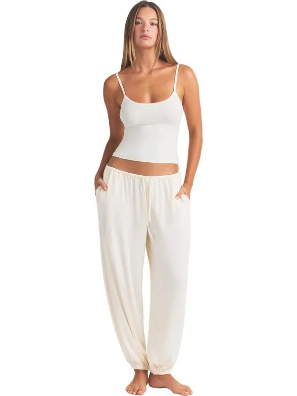 SKIMS Sleep Balloon Pants - Ecru