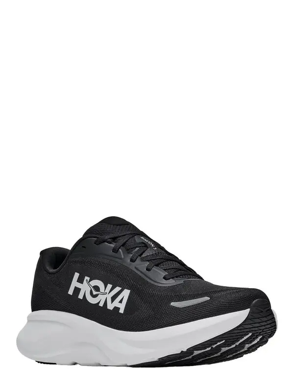 HOKA® Rincon Running Shoe - Black/white