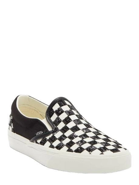 VANS Classic Slip-on Sequin Checkerboard Sneakers - Beaded Checkerboard